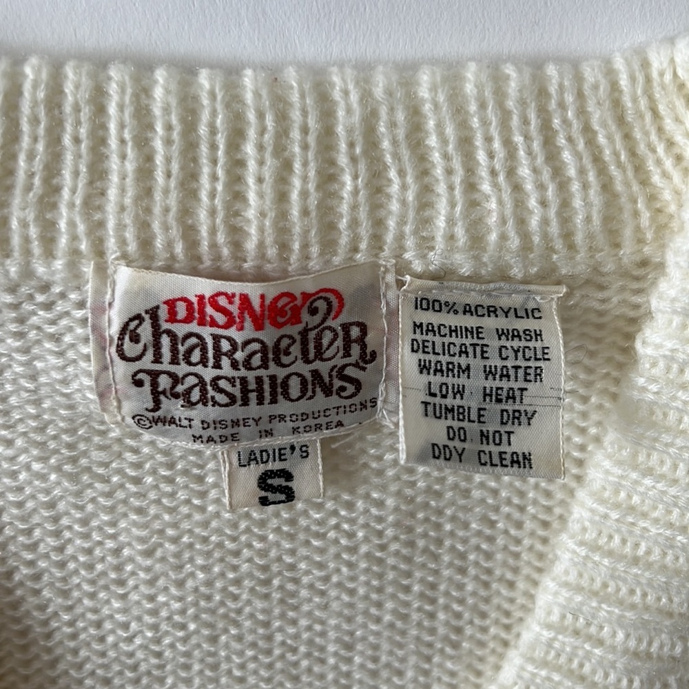 1970’s Vintage Mickey Mouse V-Neck Sweater - Gem